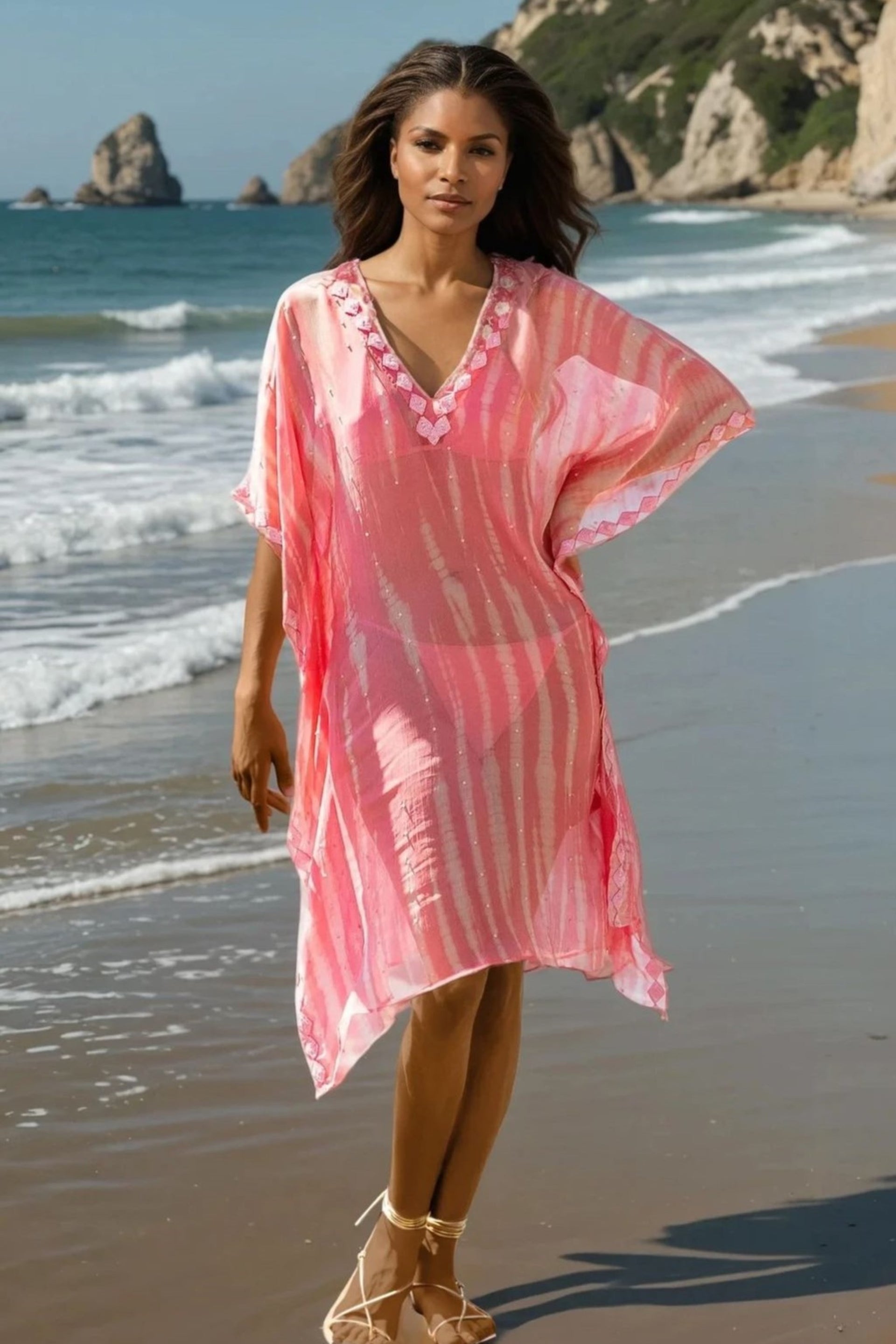 Silk Designer Beach Cover Ups For All Sizes – Lindsey Brown